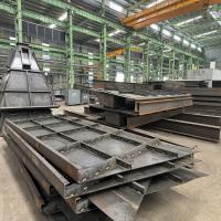 China Crusher Hopper Hood Cyclone Steel Structural Fabrication For Crushing Station CE AISC CWB for sale