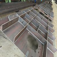 China Crusher Hopper Hood Cyclone Steel Structural Fabrication For Crushing Station CE AISC CWB for sale