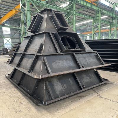 China Non Standard Equipment Steel Structure Fabrication for Sand Silos Cement Plant Production Line for sale