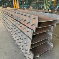 China Stud Welded H Shaped Steel Column Structure On Concrete Building Construction for sale