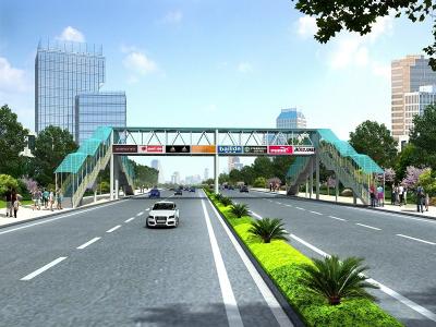 China ASTM A709 Steel Pedestrian Bridge Solutions Painting Or Hot Dip Galvanized for sale
