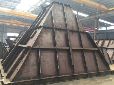 China Q235B Q355B ASTM A36 Steel Structure Fabrication Hopper For Cement for sale