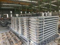 China Q235B Q355B Painted Steel Conveyor Belt Stringer Supports Rugged Modular Framing for sale