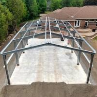 China Pre Engineered Box Section Steel Structure Fabrication Custom Prefab Construction for sale