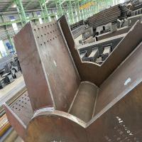 China A36 S275 Steel Pipe Column Heavy Steel Fabrication OEM Machinery for sale