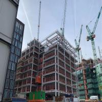 China Heavy Duty Prefabricated Steel Building Custom High Rise Commercial Complex Construction for sale