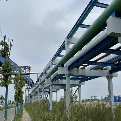 China Steel Pipe Rack Structure Fabrication For Cable Duct Bank Construction for sale