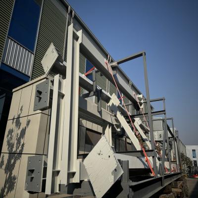 China Pipe Rack Steel Structure Fabrication Custom H Beams Painting Galvanized for sale