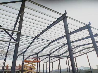 China Pre Engineered Steel Structure Warehouse Construction Systems GB Standard for sale