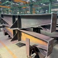 China Customized Welded H Beam Variable Cross Section Tapered Steel Girder Fabrication Steel Structure For Industrial Building for sale