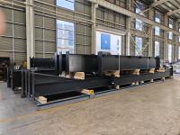 China EN 1090 Certified Custom Fabricated Steel Structural Components with Three-Coat Black Paint for sale