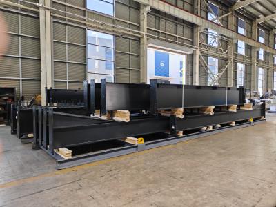 China EN 1090 Certified Custom Fabricated Steel Structural Components with Three-Coat Black Paint for sale