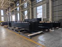 China EN 1090 Certified Custom Fabricated Steel Structural Components with Three-Coat Black Paint for sale
