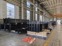 China EN 1090 Certified Custom Fabricated Steel Structural Components with Three-Coat Black Paint for sale