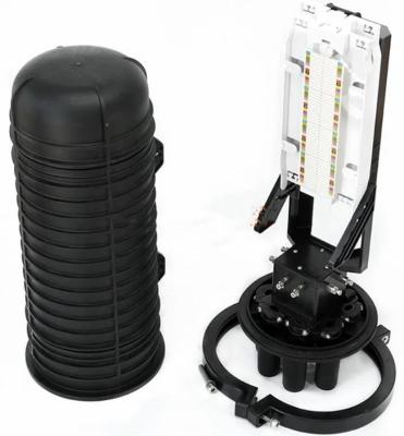 China 240 Core Pole Mount Dome Fiber Closure with 1 + 4 / 1 + 6 Cable Ports for sale