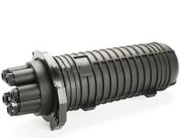 China 144 Core Wall Mounting Dome Fiber Splice Closure Mechanical Seal 1 Uncut 4 Branch Ports for sale