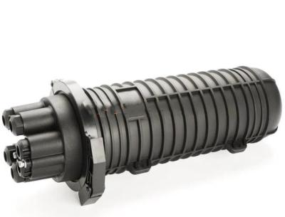 China 144 Core Wall Mounting Dome Fiber Splice Closure Mechanical Seal 1 Uncut 4 Branch Ports for sale