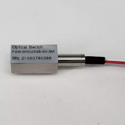 China FSW Mini 2x2B Mechanical Optical Switch Non Latching 5V For Optical Protection for sale