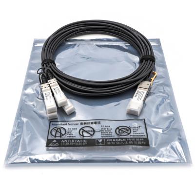 China 40g Qsfp-4x10g Sfp Copper Dac Cable Twinax Passive Direct Attach 5m 30awg for sale