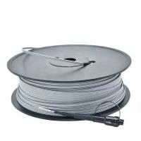 China Huawei Mini Sc Ftth Flat Drop Fiber Cable Preconnectorized Grey Lszh G657a2 150m for sale