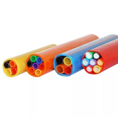 China 2 4 7 Way Hdpe Microduct Pipe Direct Buried For Optic Fiber Air Blowing Cable for sale