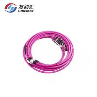 China 96 Core Om4 Mpo To Mpo Trunk Cable Patch Cord Female Type B Multimode for sale