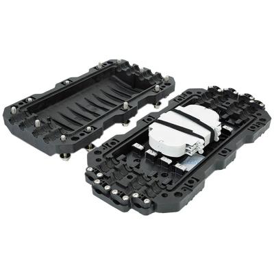 China 4 In 4 Out Inline 48 Cores Closure Fiber Optic Ip68 Underground for sale