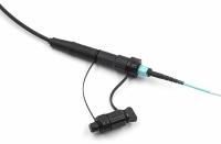 China Outdoor IP67 Waterproof Pre Terminated Cable Huawei Mini MPO Reinforced Connector for sale