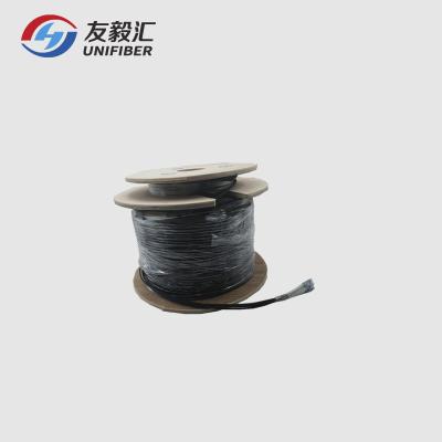 China LC/UPC Singlemode Outdoor Armored Fiber Patch Cable Crush Resistant 4 Fiber TPU 250m for sale