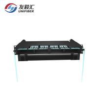 China 1U 144F MP6 MPO Fiber Patch Panel High Density Rack Mount 8/12 Cassette Modules for sale