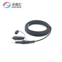 China FTTH Outdoor Pre Connectorized Drop Cable Compatible Huawei Mini SC/APC Corning Optitap for sale
