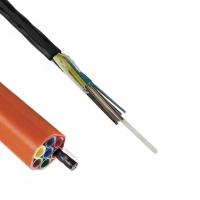 China Outdoor Duct Air Blown Fiber Cable 12 - 144 Core HDPE Microduct Fiber Cable for sale