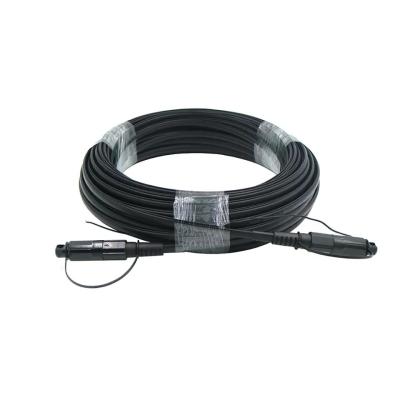 China SST Toneable OptiTap SC/APC Flat Drop Cable Fiber Cable Assembly With Pulling Eye for sale