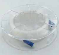 China FTTH Clear Fiber Drop Cable 0.9mm Tight Buffered G657A2 SC/UPC-SC/UPC 100m for sale