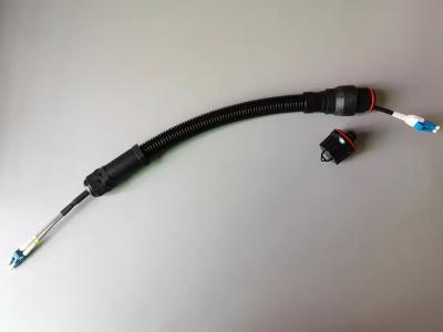 China Fullaxs LC Duplex Fiber Cable Assembly Ruggedized With PG Gland Extension Tube for sale