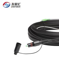 China G657A2 SC APC Hardened Corning Optitap Drop Cable 50/100/150FT for sale