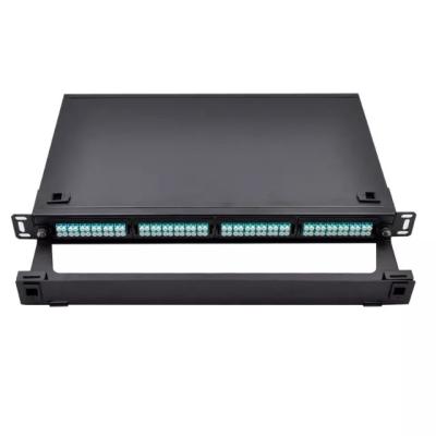China 96 Ports MPO MTP Fiber Optic Patch Panel With 4x24F Cassette Modules for sale