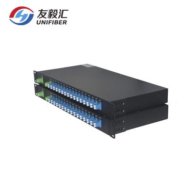 China 100Ghz Dense Wavelength Division Multiplexer Rack Mount DWDM Mux Demux for sale