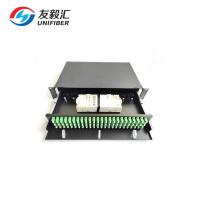 China Single Mode 2U 144 Port LC Fiber Optic Patch Panel for sale
