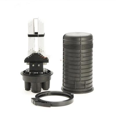 China 240 core Mechanical Fiber Optic Splice Closure IP68 Dome Type 1 Oval port 4 round ports for sale