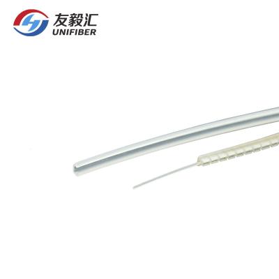 China Ultra bend-insensitive 900um Clear Track Fiber Pathway FTTH Invisible Fiber Deployment for sale