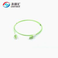 China LC to LC Duplex Multimode OM5 Fiber Patch Cable 2.0mm LSZH 1M for sale
