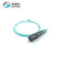China Uniboot LC to LC Duplex OM4 LED Light Traceable Fiber Patch Cable 3M for sale