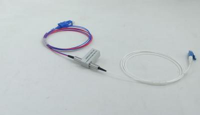 China Polarization maintaining 1x2 PM mechanical optical switch non-latching 1310nm 1550nm for sale