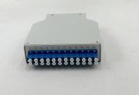 China 12 Ports LC duplex DIN Rail Mounted Fiber Patch Panel for sale