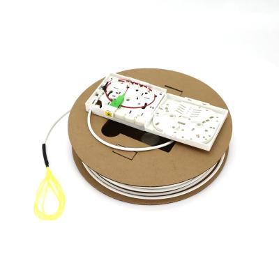 China FTTH Prise terminale optique (PTO) 1 FO Drop Cable G657A2 SC APC 30m for sale