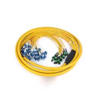 China Data Center MPO MTP to LC UPC Single Mode 144 core Breakout Cable for sale