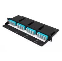 China FHD High Density 1U 144 Fiber Rack Mount Enclosure 4 x FHD Cassettes or Panels for sale