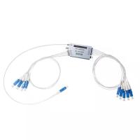 China Compact CWDM mux/demux, 8+1CH (UPG), 1270-1410nm, 0.9mm, with LC/APC for sale