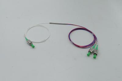 China High ER 1x2 SM PM Fiber Coupler FC/APC 1310nm 1550nm 1060nm for sale